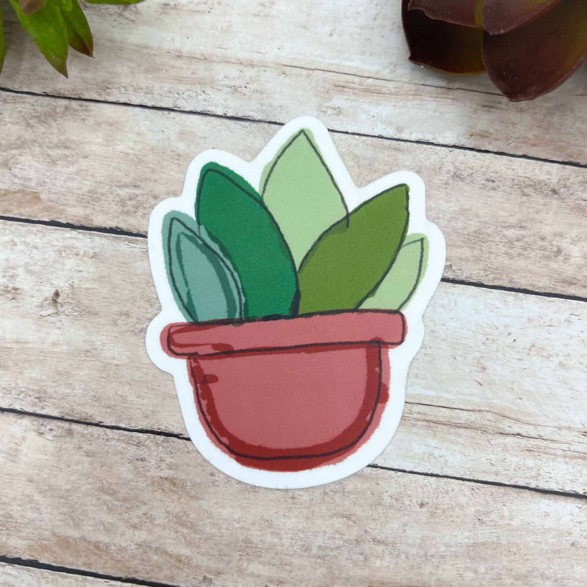 Succulent Sticker – Yara Celene